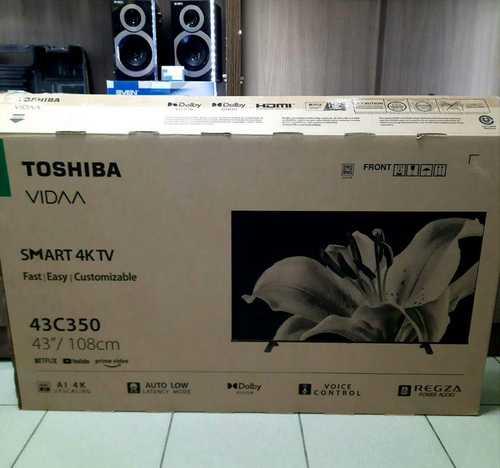 Ultra HD (4K) LED телевизор 43" Toshiba 43C350LE