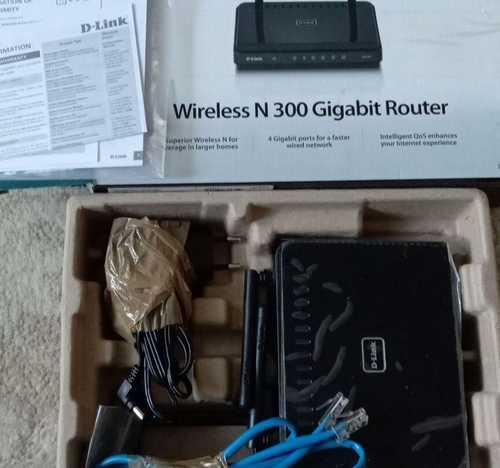 Wifi роутер D-link Wireless N300 Gigabit router