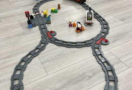 Lego duplo грузовой поезд