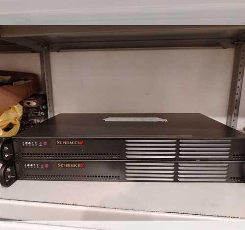 Сервер 1U Supermicro X7SPE-HF-D525