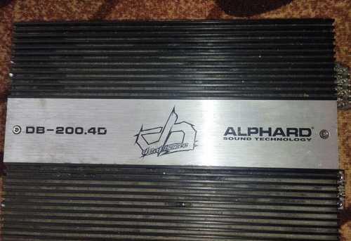 Усилитель Alphard DB-200.4D