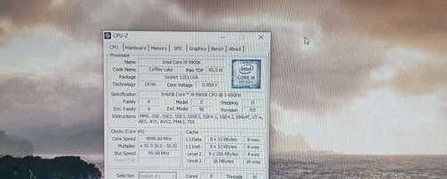 Процессор intel core i9 9900k/z390/кулер