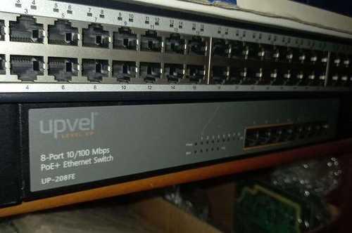 Коммутатор PoE upvel up-208fe