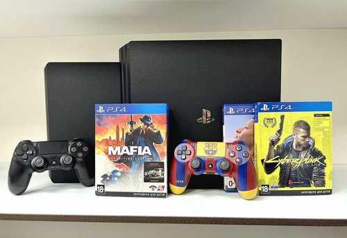 Консоль ps4 Fat Slim Pro 500gb / 600+ игр