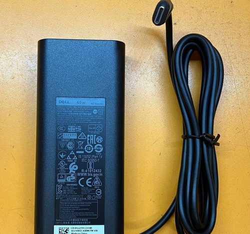 Бп для ноутбука Dell Type-C разъем, 65W 20V, 3.25A