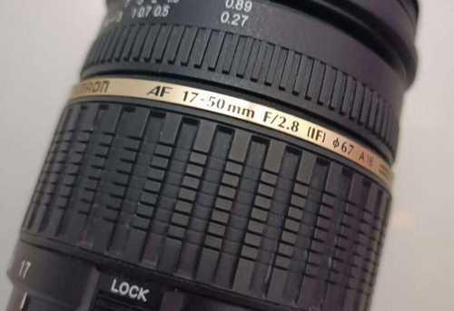 Объектив Tamron 17-50mm F 2,8 для Nikon б/у