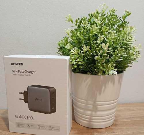 Сетевое зарядное устройство Ugreen CD226 100W GaN