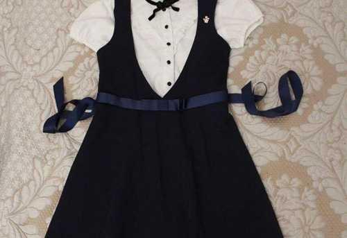 Cарафан с блузкой в школу платье девочку 140 146