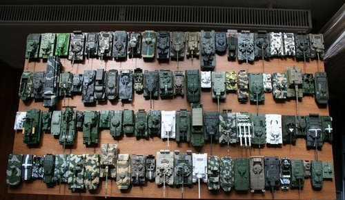 Модели из журнала Русские танки 105 шт