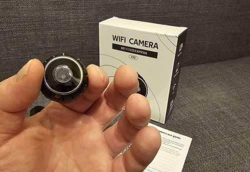 Wi-Fi Мини-камера X10, Онлайн FullHD 1080Р