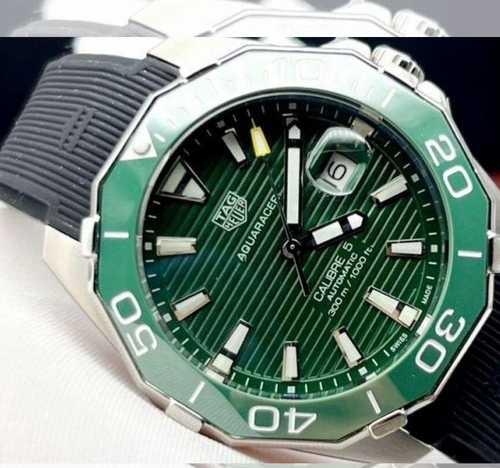 Часы Tag Heuer green Aquaracer