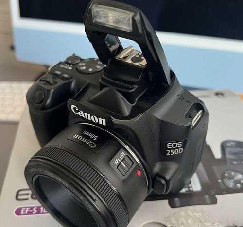 Canon EOS 250D Body и 3 объектива Canon