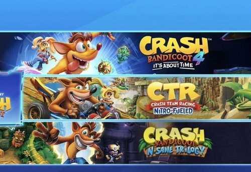 Crash Bandicoot - Crashiversary (3в1) на PS4 PS5