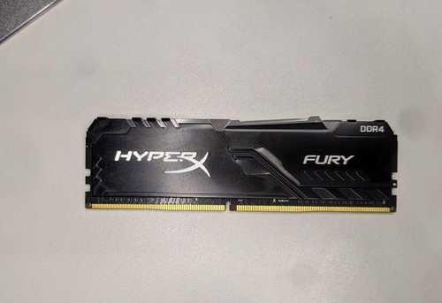 Оперативная память ddr4 hyperx fury 16gb CL17