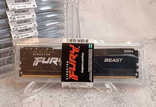Kingston Fury Beast DDR4-16gb оперативная память