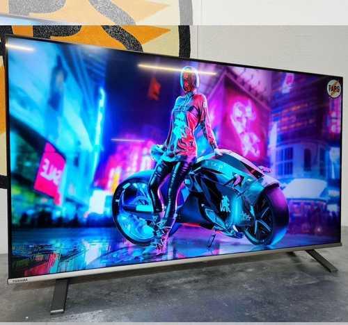 Большой яркий Qled Toshiba 127см 4K SMART TV HDR