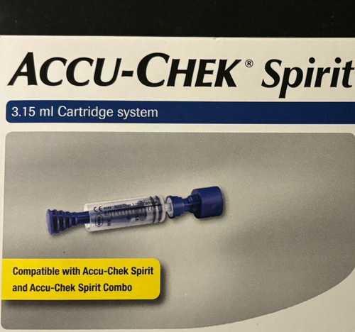 Картридж accu chek spirit