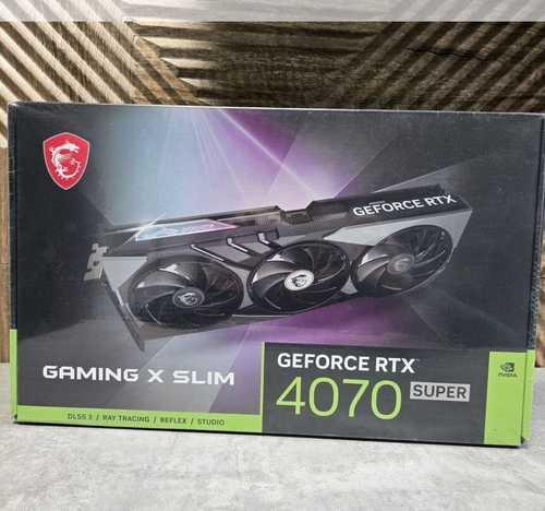 Видеокарта MSI GeForce RTX 4070 super gaming X sli