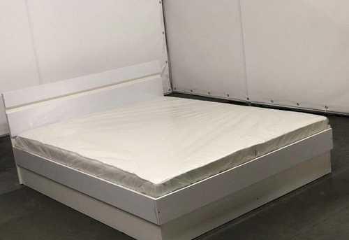 Кровать Челси 1,6м Белый с матрасом