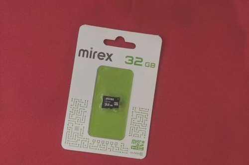 Карта памяти Mirex microSD, 32 Гб
