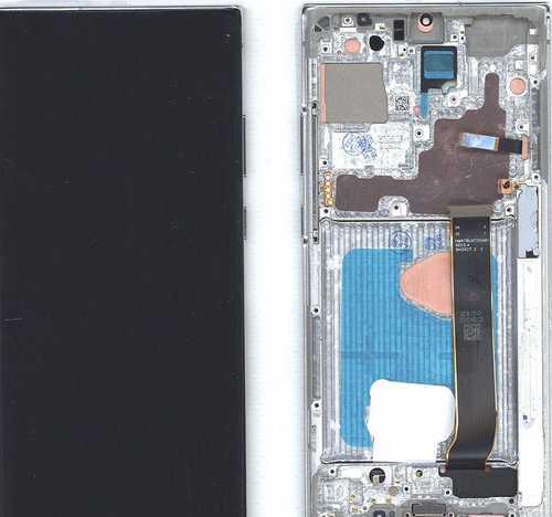 Модуль Samsung Note 20 Ultra N985а с рамкой белый