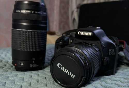 Зеркальный фотоаппарат canon EOS 550d