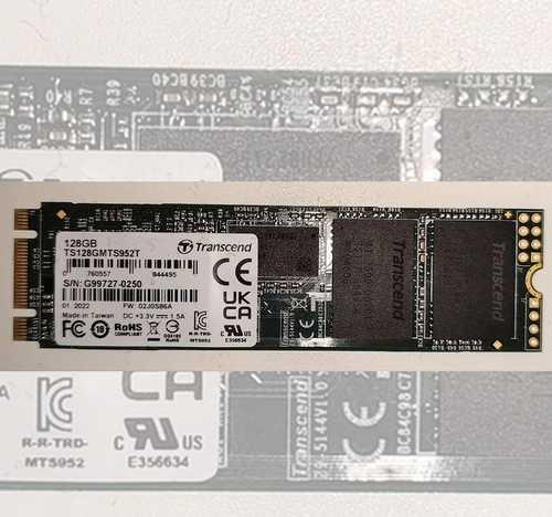 Ssd накопитель M2 SATA 128gb 2280