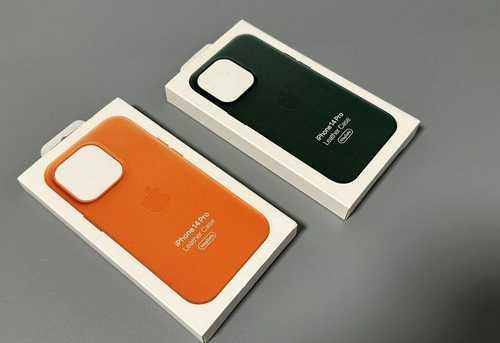 Чехлы Apple iPhone 14 Pro Leather Case Magsafe