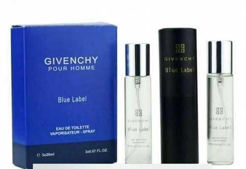Givenchy Pour Homme Blue Label мужской 3х20ml