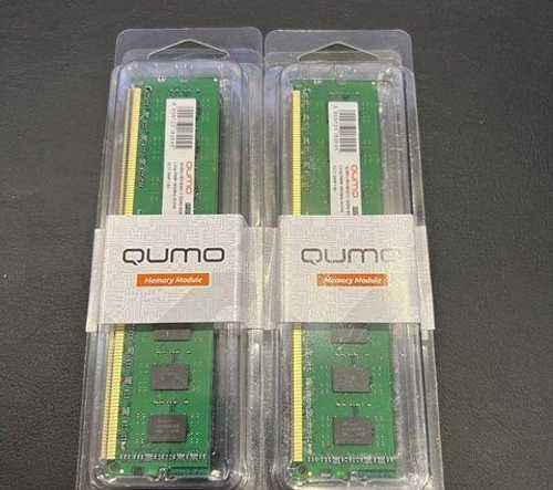Оперативная память Qumo 8Gb DDR3 1600 мгц dimm