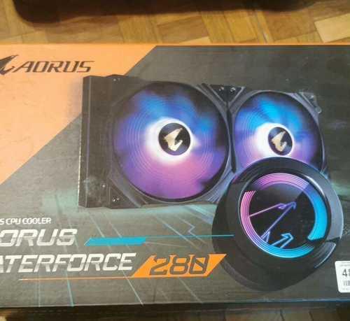 Gigabyte Aorus Waterforce 280 сво водяное охлаж