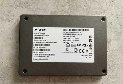 SSD Micron 256gb 2.5