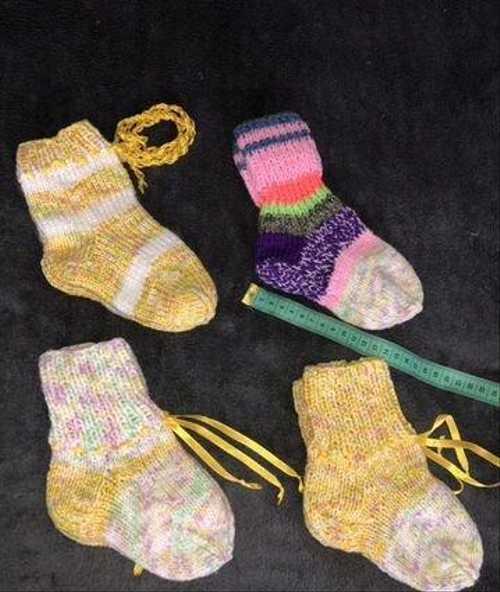 Детские носки вязаные ручной работы