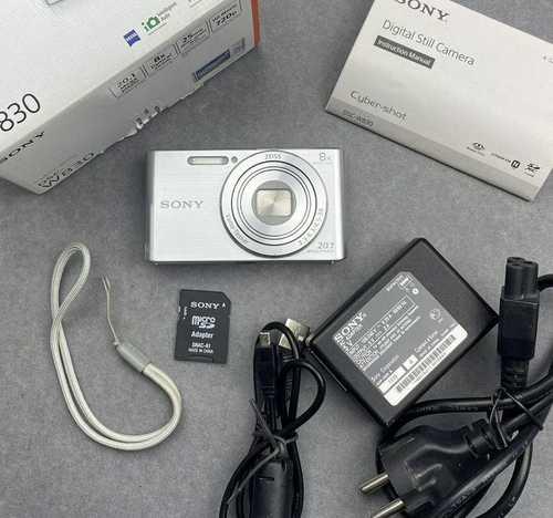 Sony cyber shot dsc w830 box