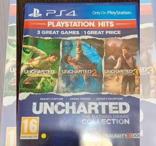 Uncharted коллекция ps4