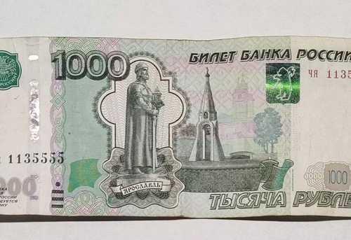 Билет банка россии 1000