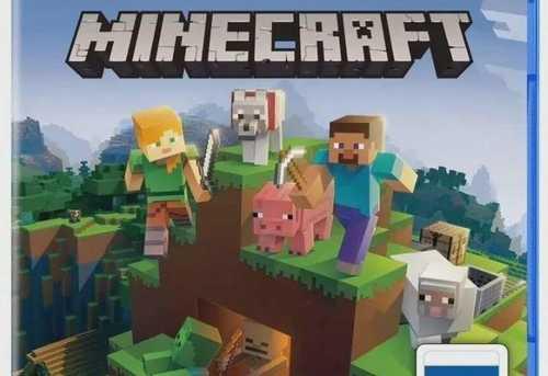 Игра Minecraft диск PS 4,PS 4 VR, русская версия
