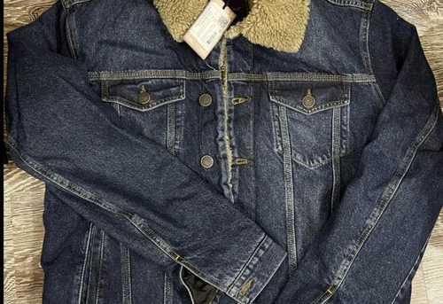 Куртка джинсовая теплая с мехом