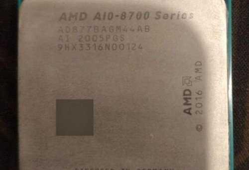 AMD A10 PRO 8770 AM4 4 ядра, встройка R7