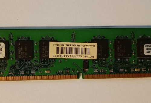Оперативная память Kingston DDR2, 1 гб, 800 мгц