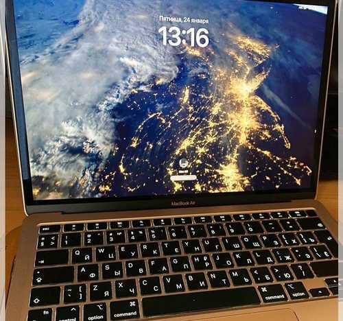 Macbook air m1 2020 m1 8гб 512 гб