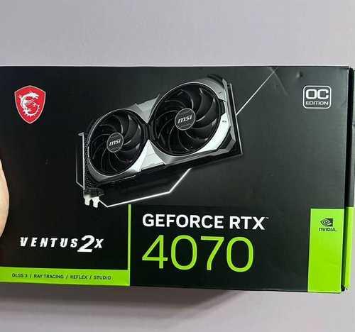 RTX 4070 12 GB Новая / New