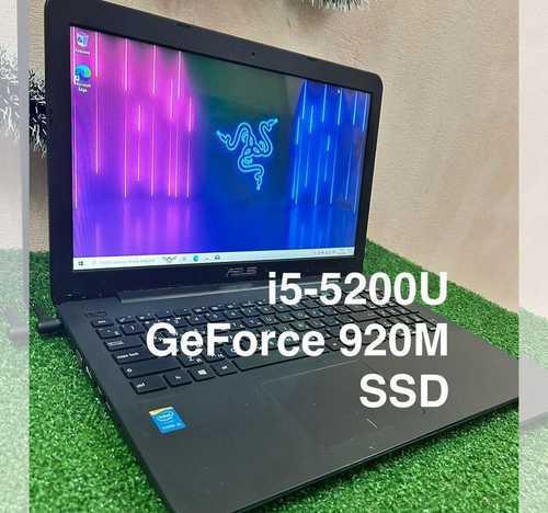 Игровая зверюга Asus на i5-5200U/GeForce 920M/SSD