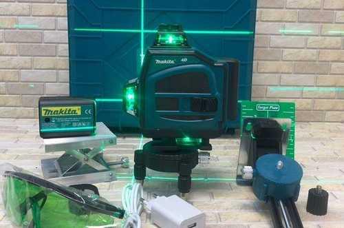 Лазерный уровень нивелир makita 4d 360