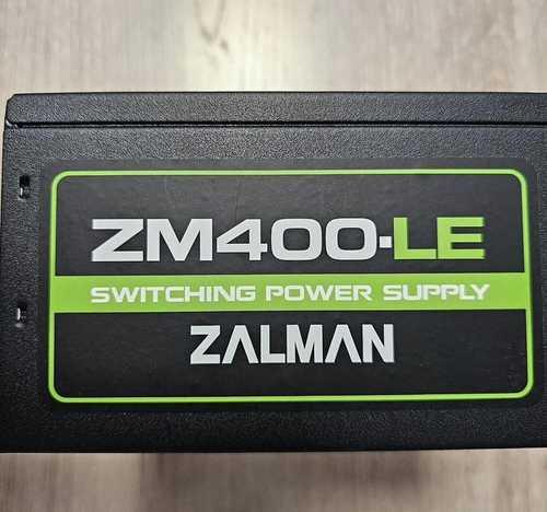 Новый блок питания zalman ZM400-LE