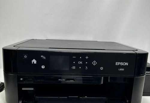 Мфу струйный Epson L850 A4 USB, черный