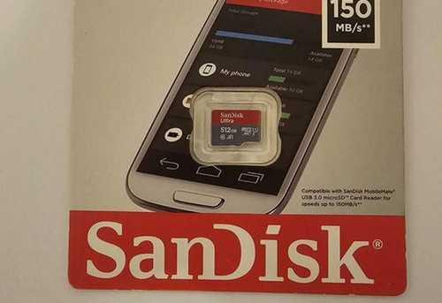 Карта памяти SanDisk Ultra microSD 512 GB