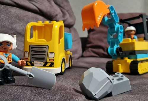 Lego duplo грузовик и экскаватор 10931