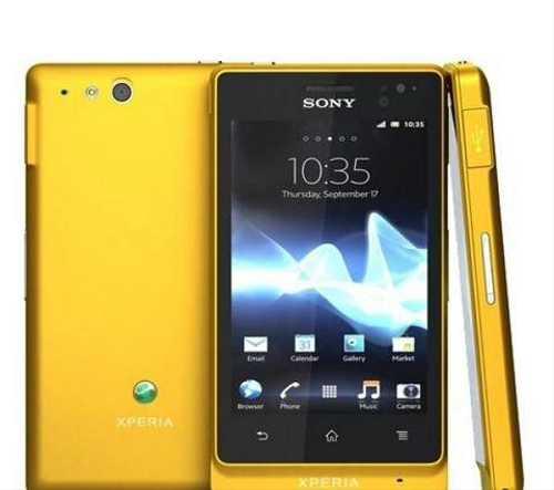 Смартфон Sony Xperia go Желтый