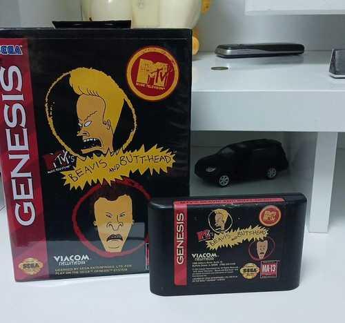 Картридж оригинальный sega Beavis and butt-head